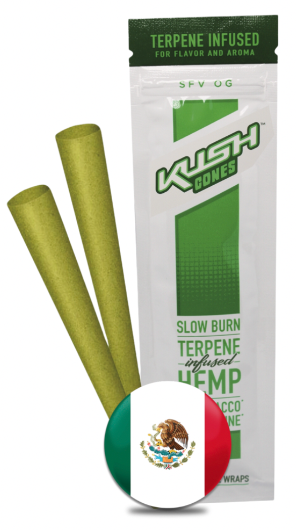 Kush Cones Con Terpeno Sabor SFV OG (CAJA COMPLETA) – Cactus Smoke Shop